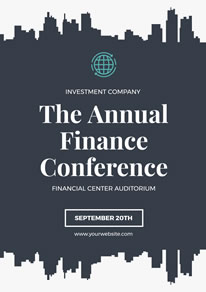 Free Conference Poster/Flyer Designs | DesignCap Poster/Flyer Maker